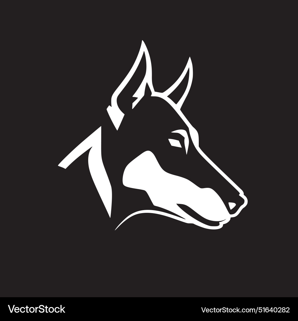 Australian kelpie - high quality logo - ideal for Vector Image