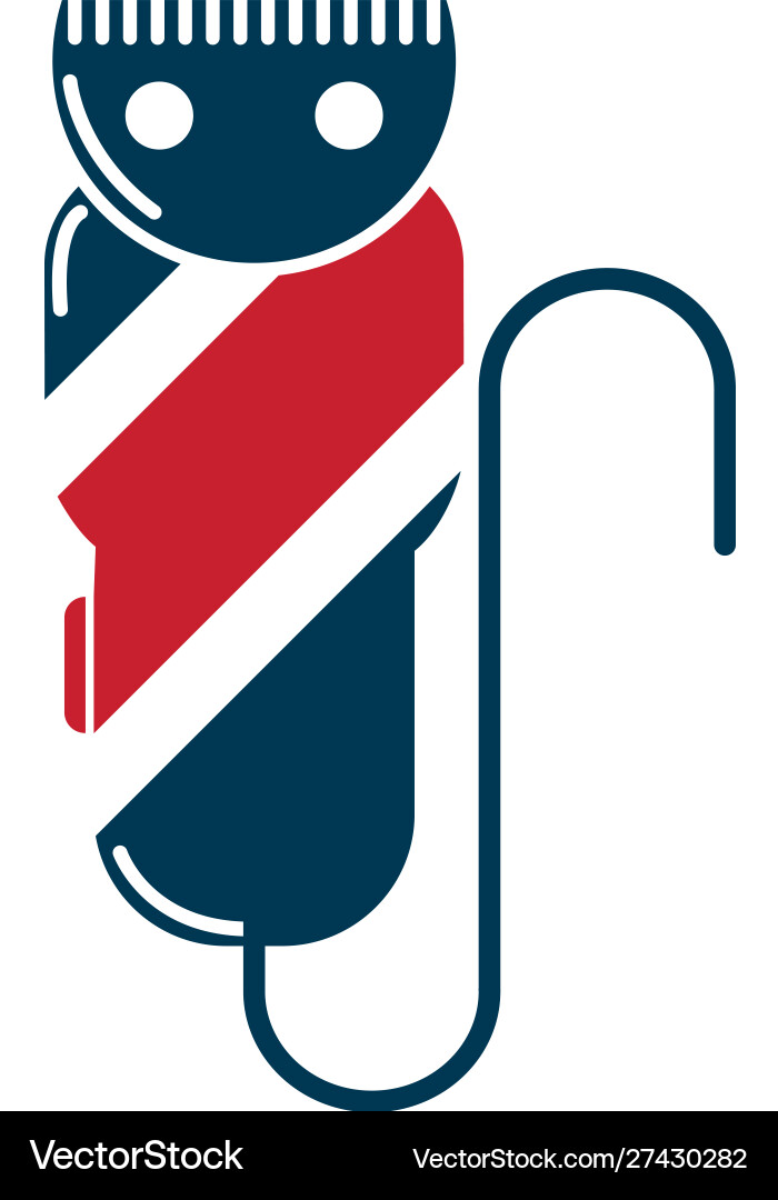 Barber shop accessory icon design Royalty Free Vector Image