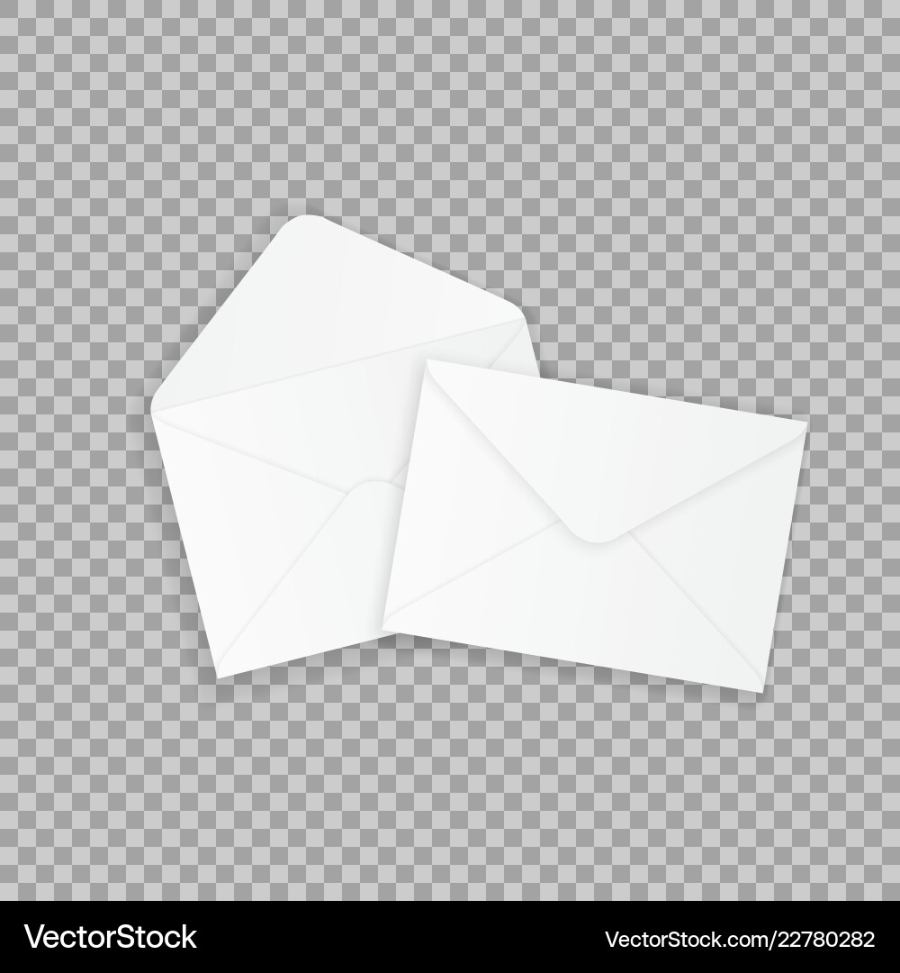 Collection of various realistic white papers Vector Image