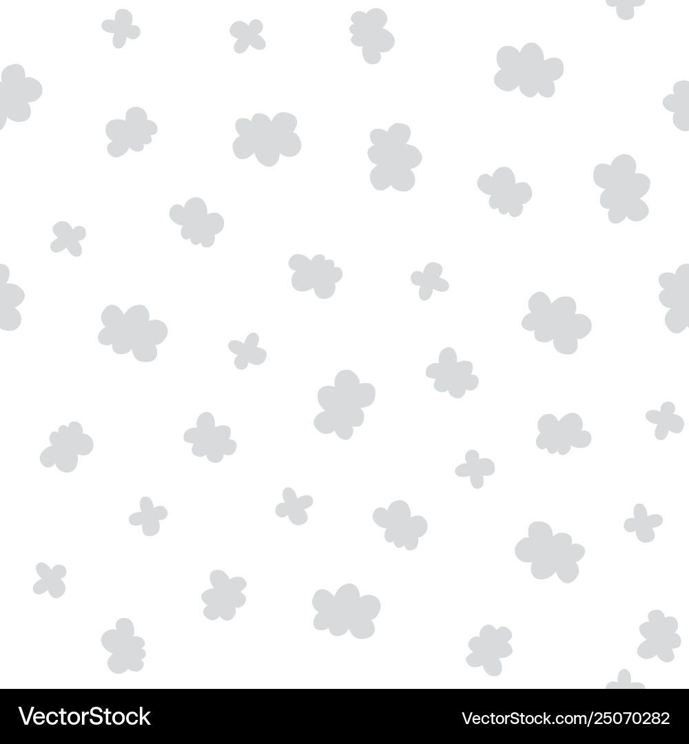 Kids background with different clouds Royalty Free Vector