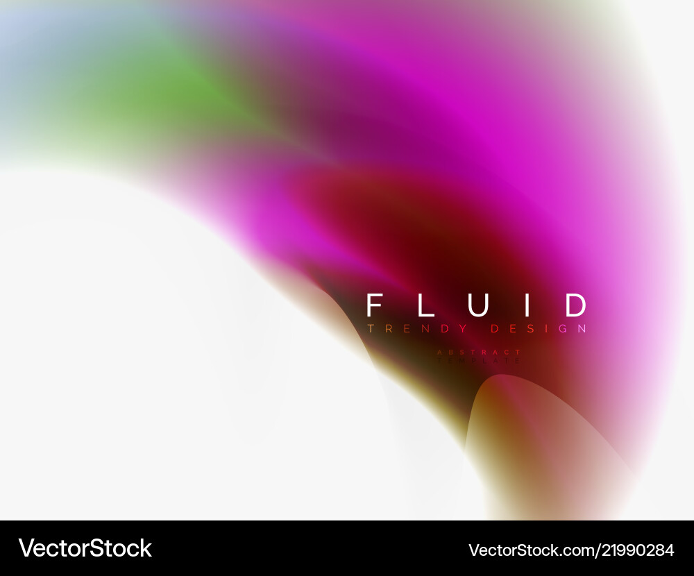 Background abstract color flow liquid design Vector Image