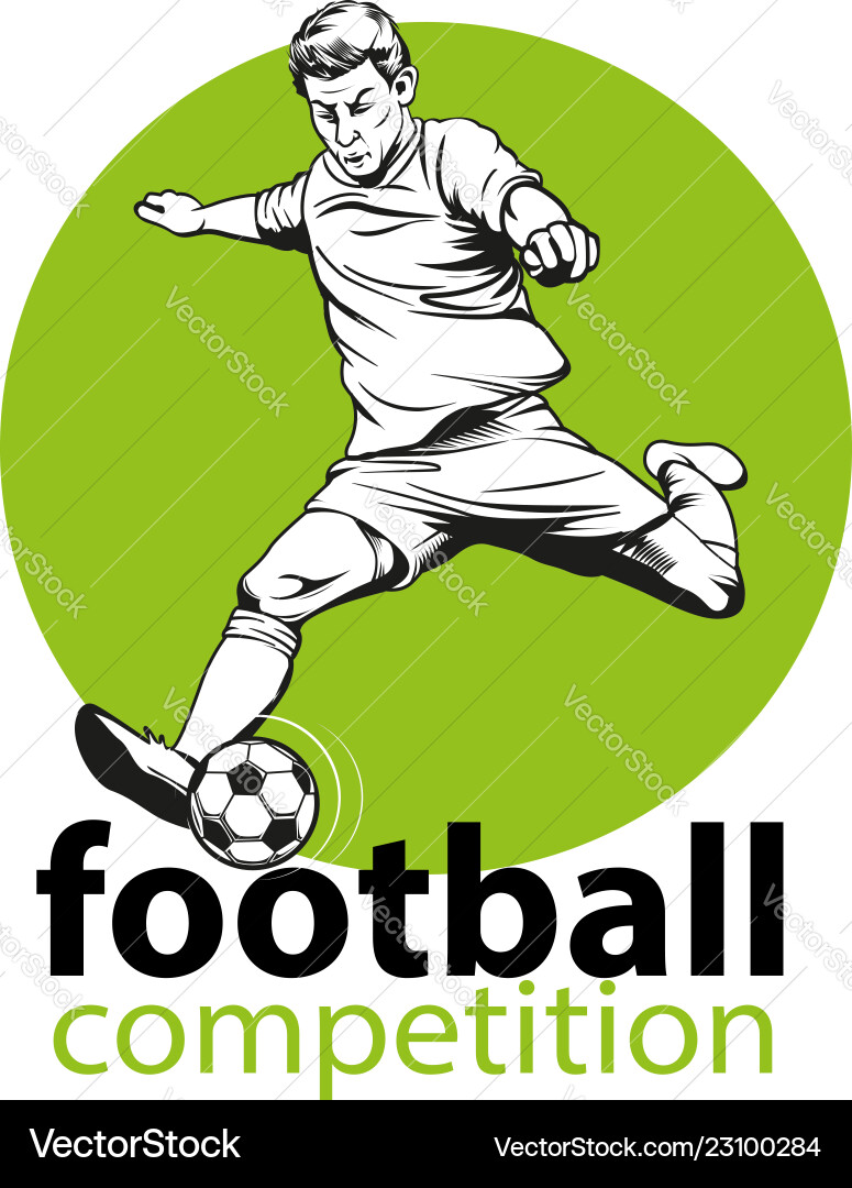 Football symbol Royalty Free Vector Image - VectorStock