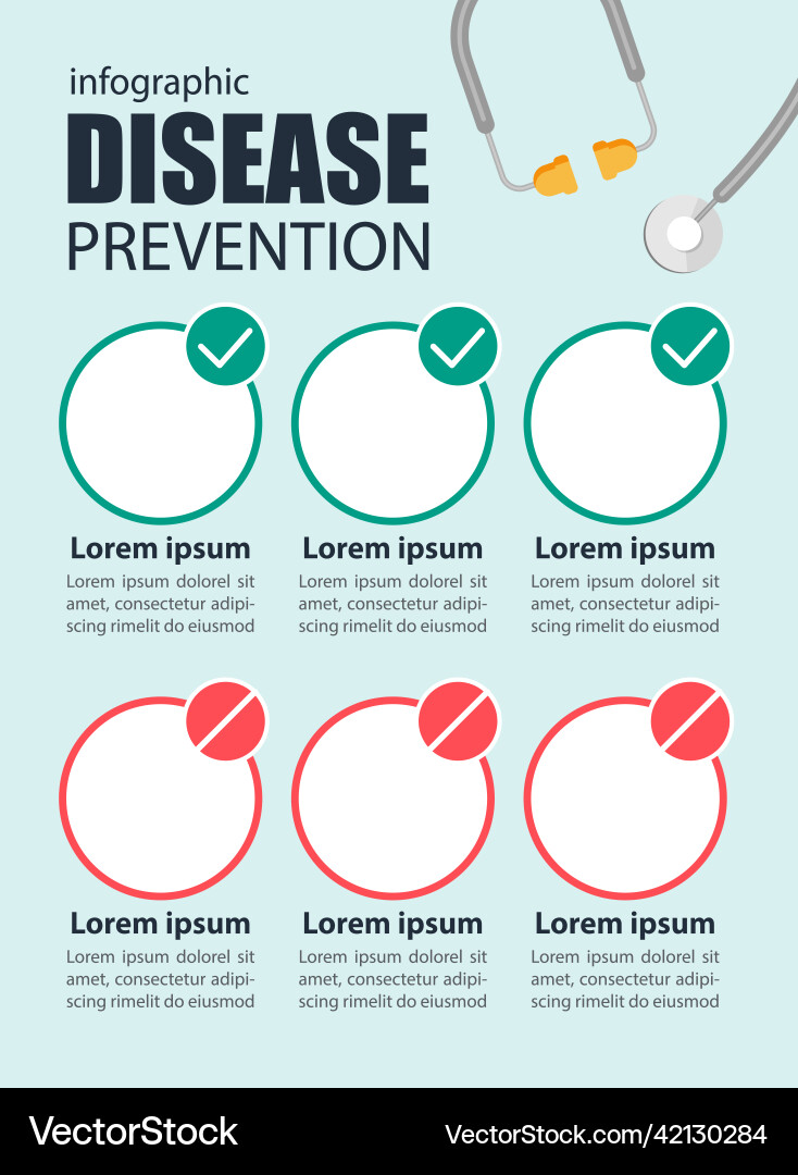 Healthy tips infographic chart design template Vector Image