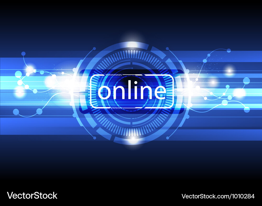 Modern Digital Technology Background Royalty Free Vector
