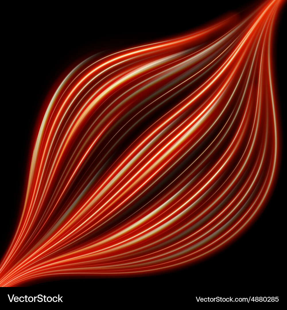 Abstract fiery lightning eps 10 Royalty Free Vector Image