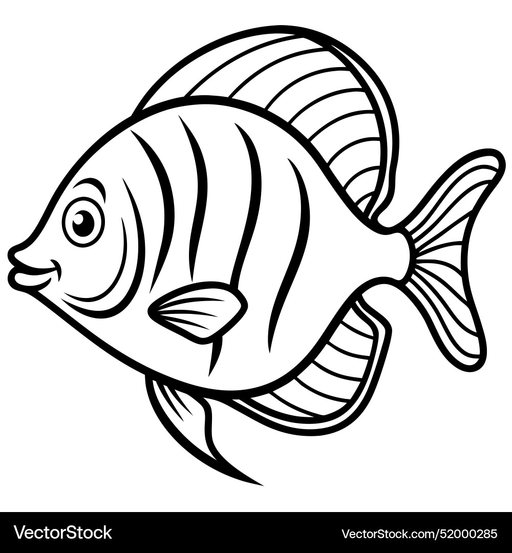 Chain pickerel fish reading icon Royalty Free Vector Image