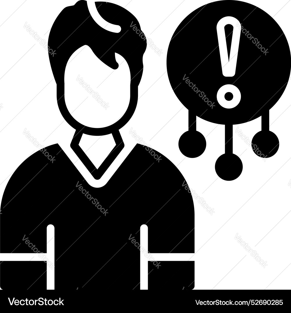 Human error icon Royalty Free Vector Image - VectorStock