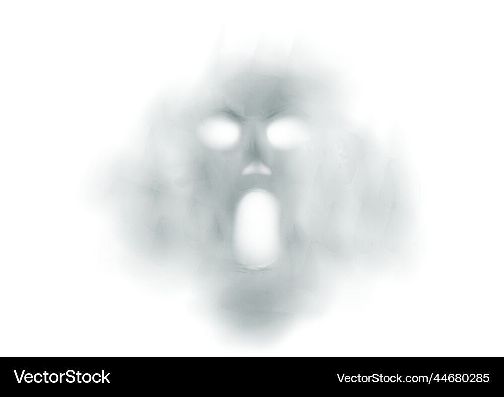 White ghost phantom Royalty Free Vector Image - VectorStock