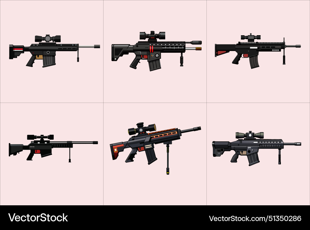 Barrett m82 Royalty Free Vector Image - VectorStock