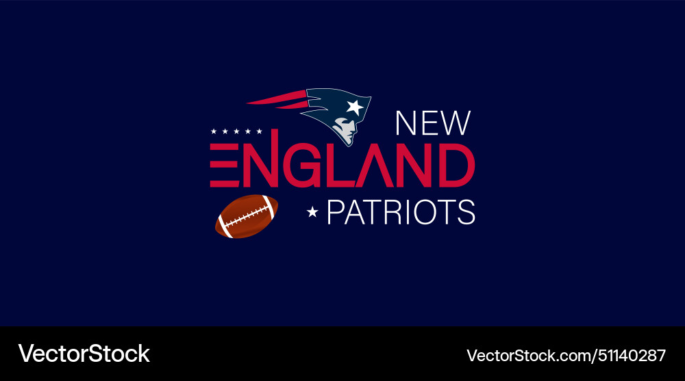A visual tribute stunning design for new england Vector Image