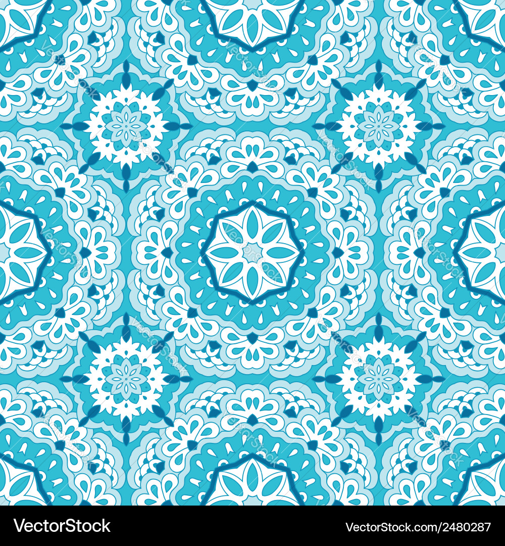 Arabesque seamless pattern Royalty Free Vector Image