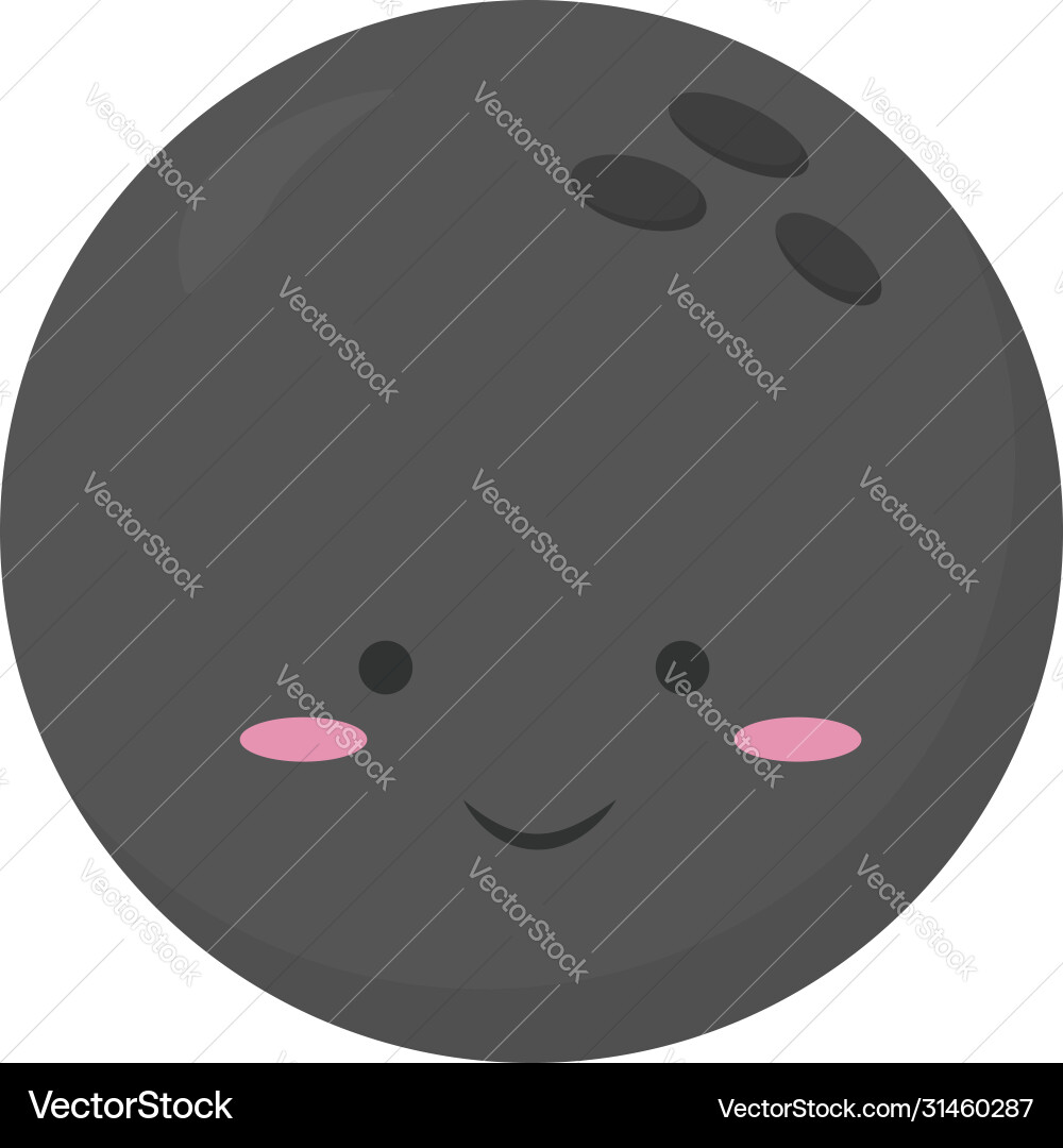 Bowling ball on white background Royalty Free Vector Image