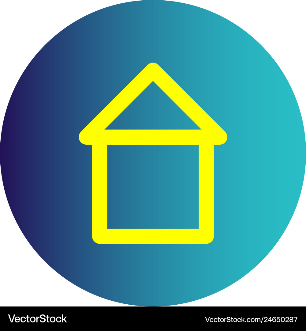 Home icon Royalty Free Vector Image - VectorStock