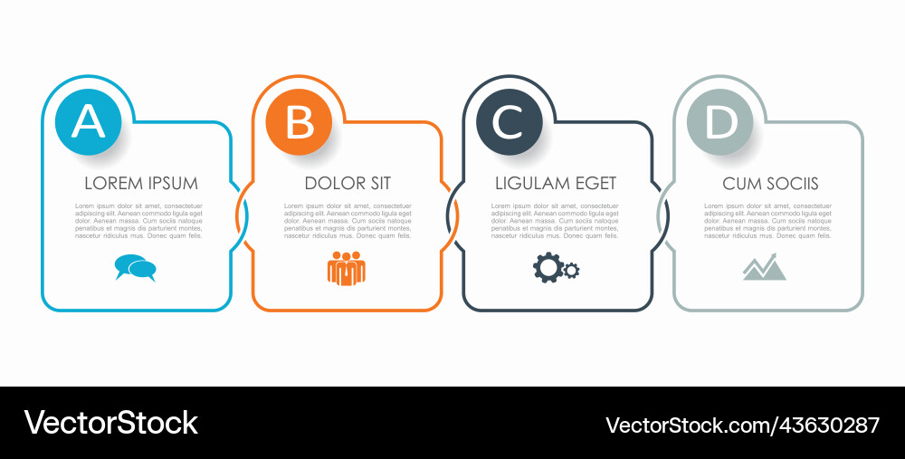 Infographic design template with place for your Vector Image