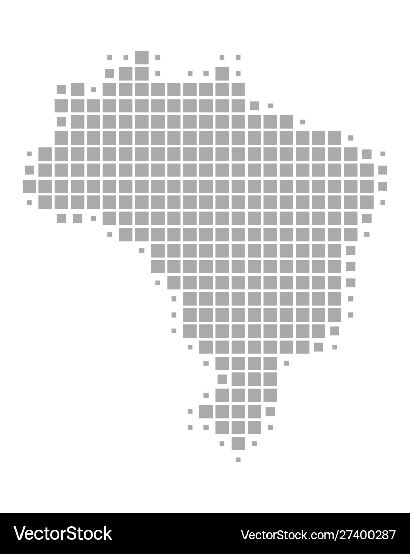 Map brazil Royalty Free Vector Image - VectorStock
