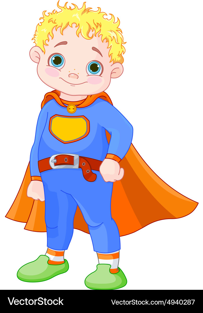 Super boy Royalty Free Vector Image - VectorStock