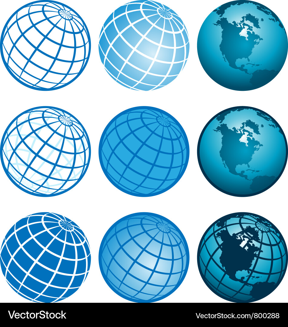 Globe Royalty Free Vector Image - VectorStock