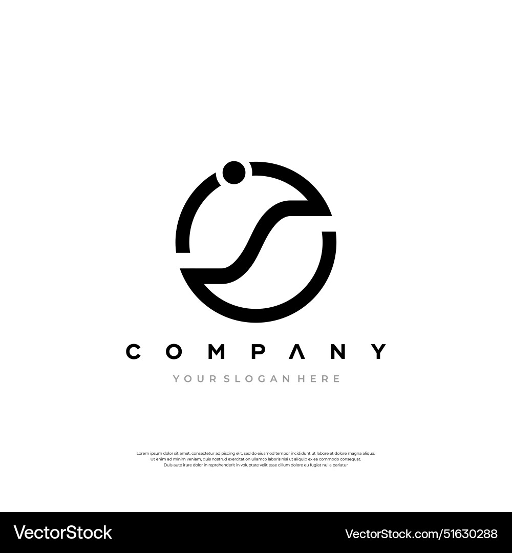 Letter is logo design Royalty Free Vector Image