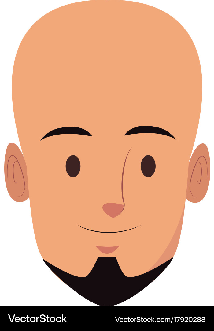 Man face cartoon Royalty Free Vector Image - VectorStock