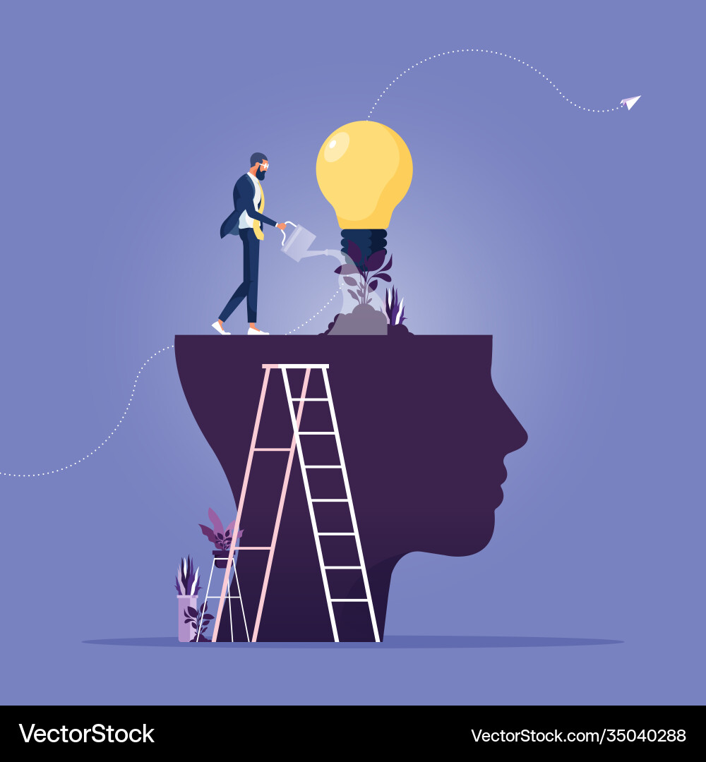 Personal growth-self improvement Royalty Free Vector Image