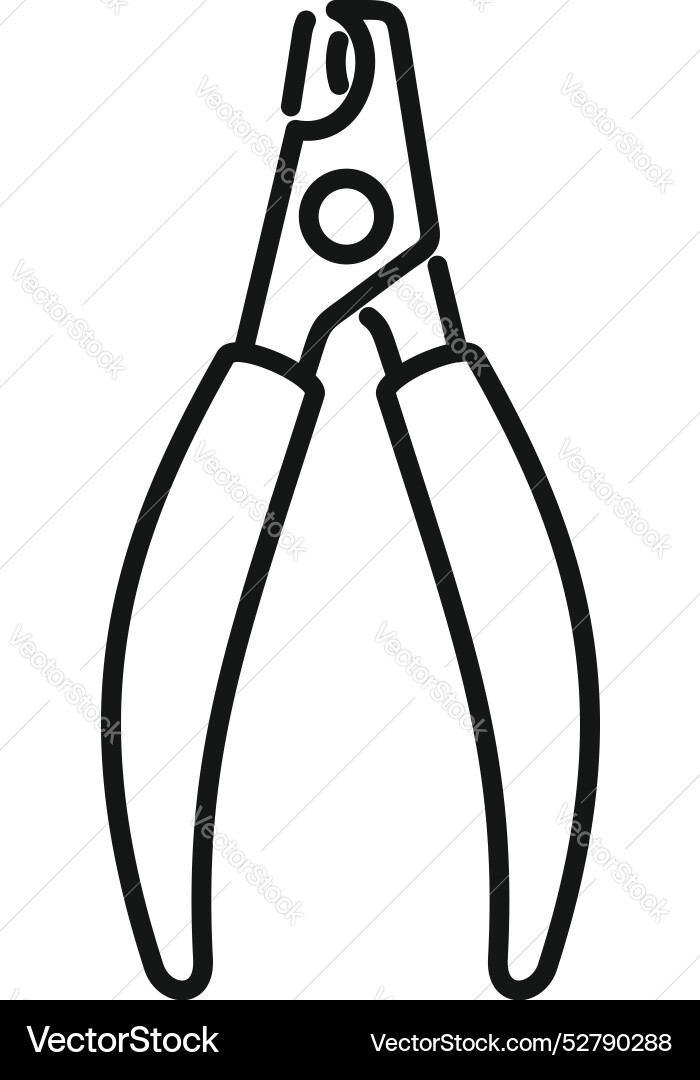 Pet nail clipper grooming tool for trimming claws Vector Image
