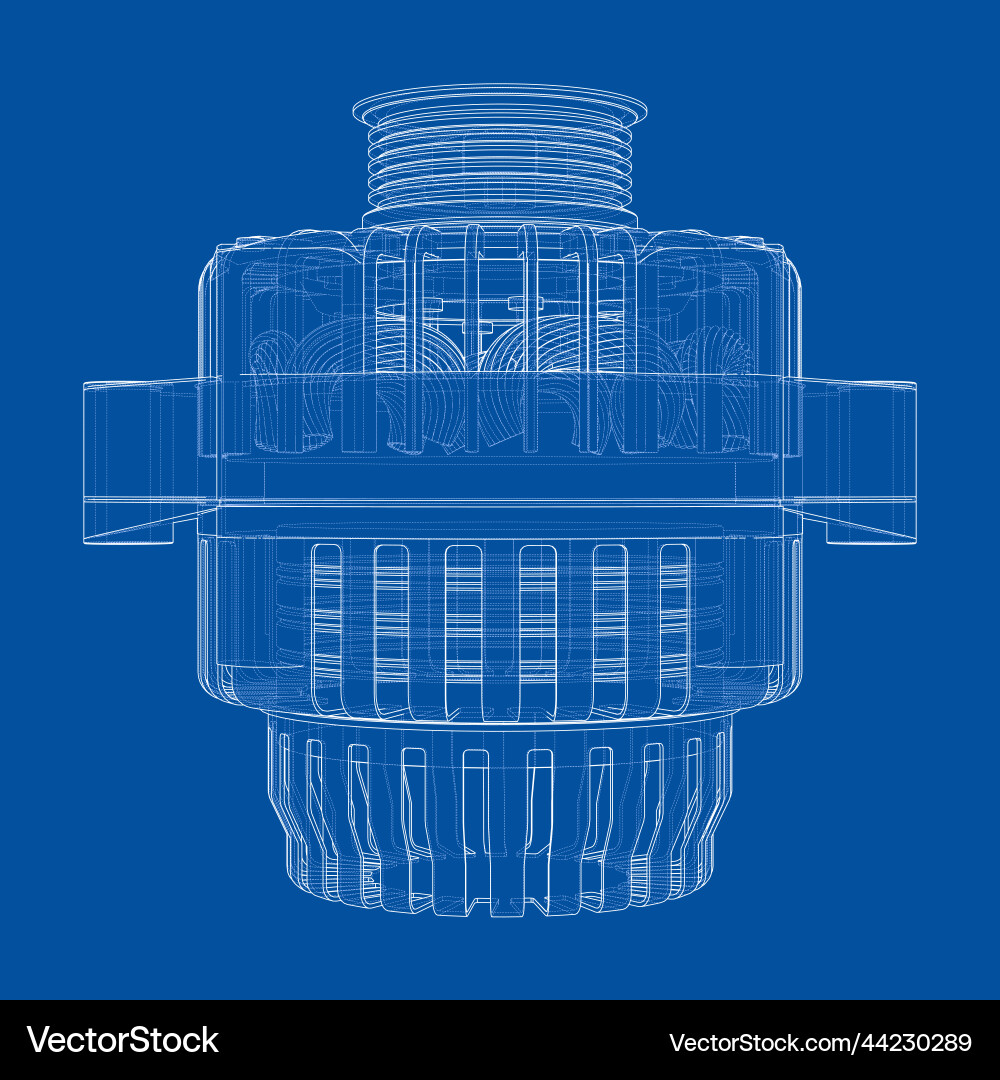 Car generator Royalty Free Vector Image - VectorStock