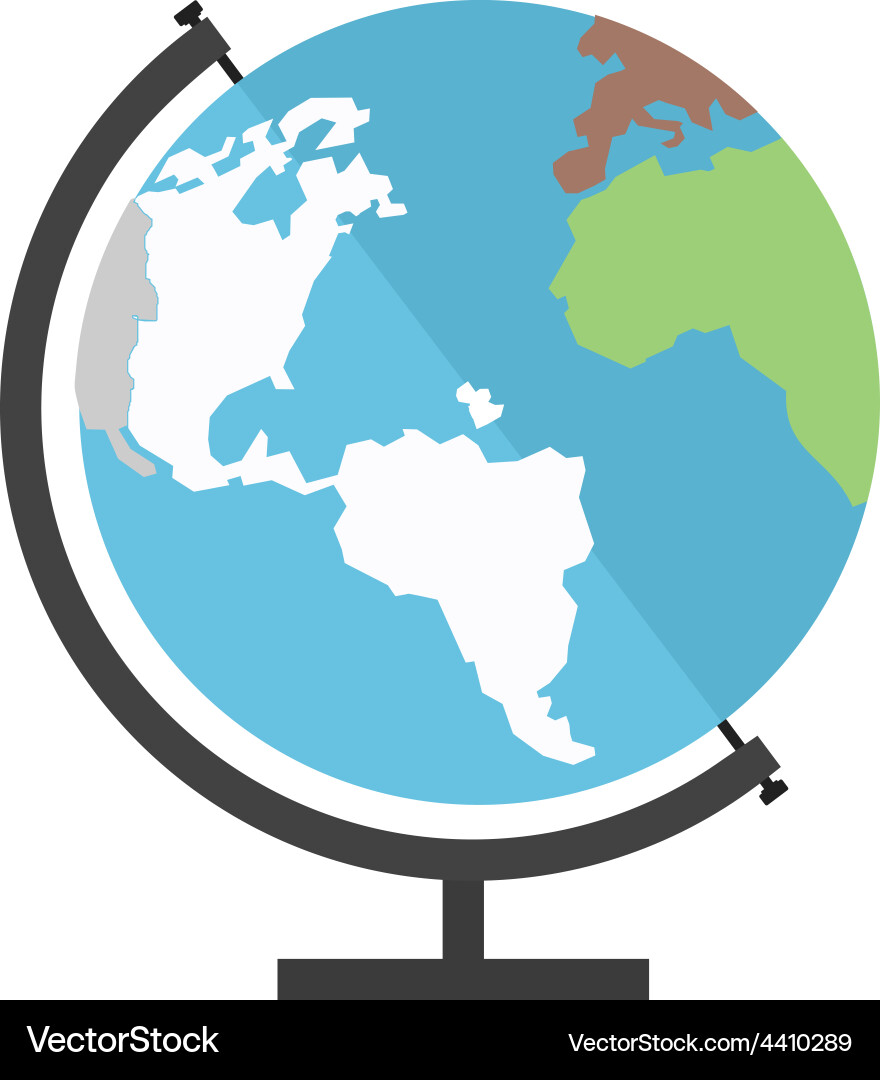 Globe earth Royalty Free Vector Image - VectorStock