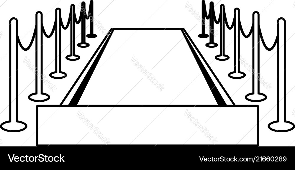 Red carpet icon Royalty Free Vector Image - VectorStock