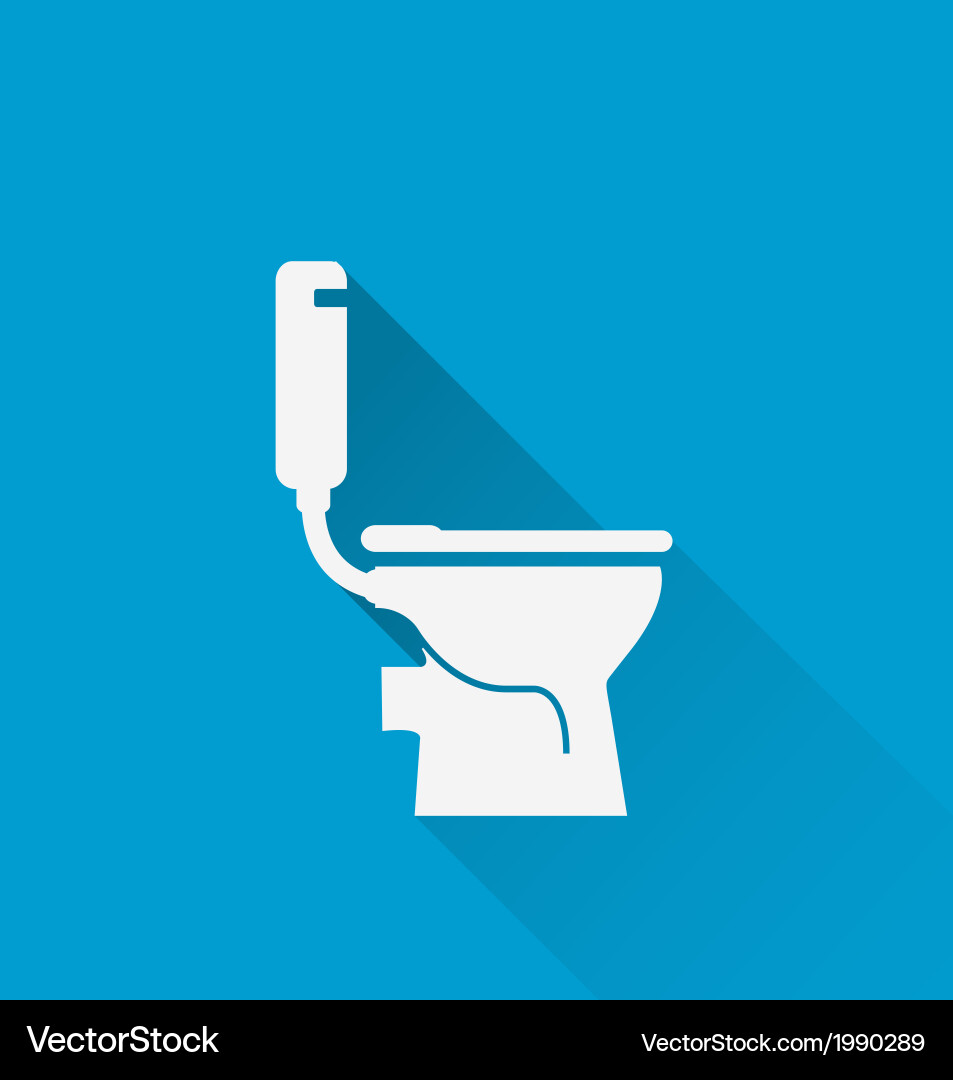 Wc toilet icon Royalty Free Vector Image - VectorStock