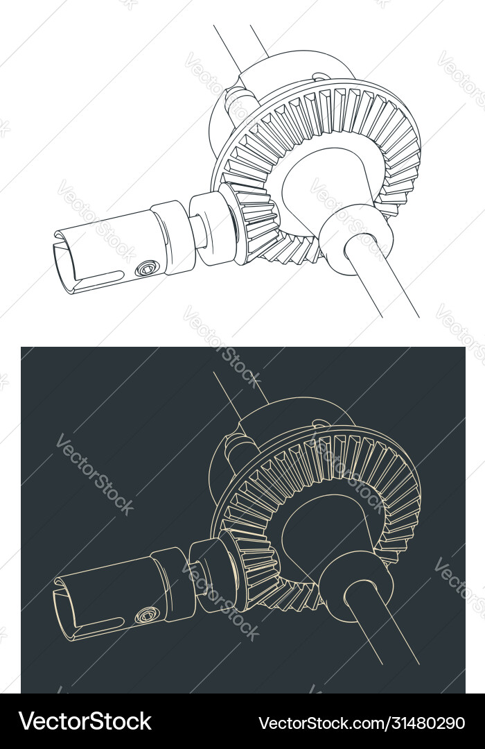 Differential drawings Royalty Free Vector Image