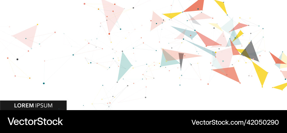 Network connection technology connect Royalty Free Vector