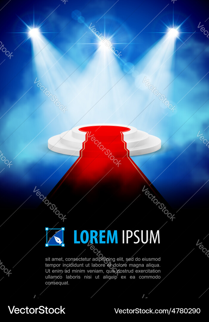 Podium Royalty Free Vector Image - VectorStock