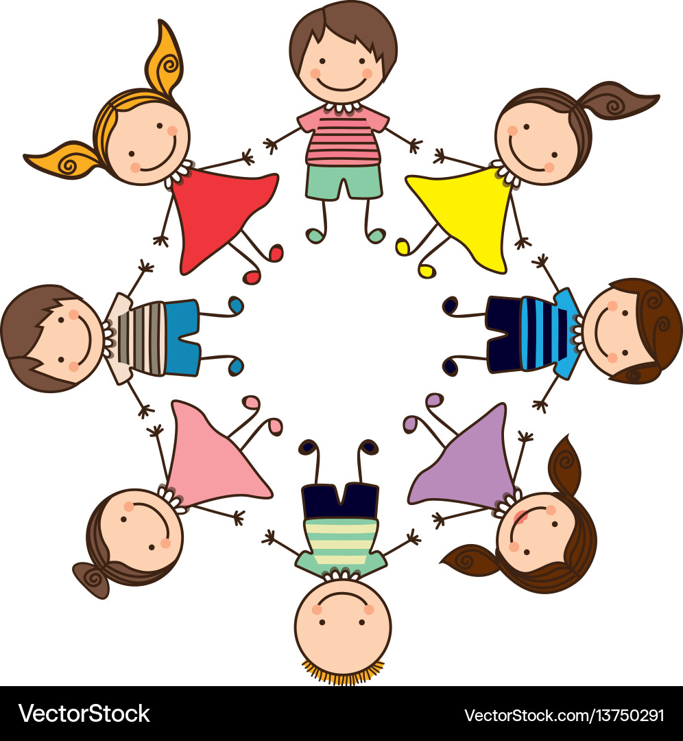 Happy children play icon Royalty Free Vector Image