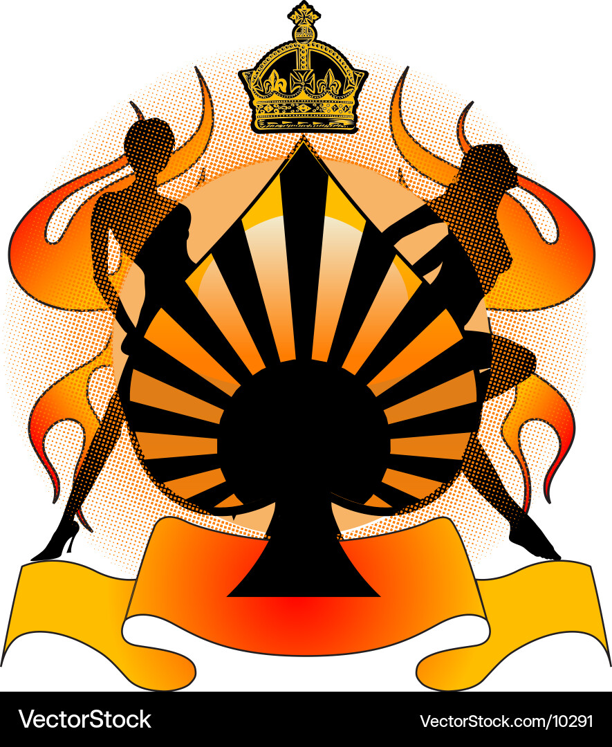 Spades & Ladies - Playing Cards Royalty Free Vector