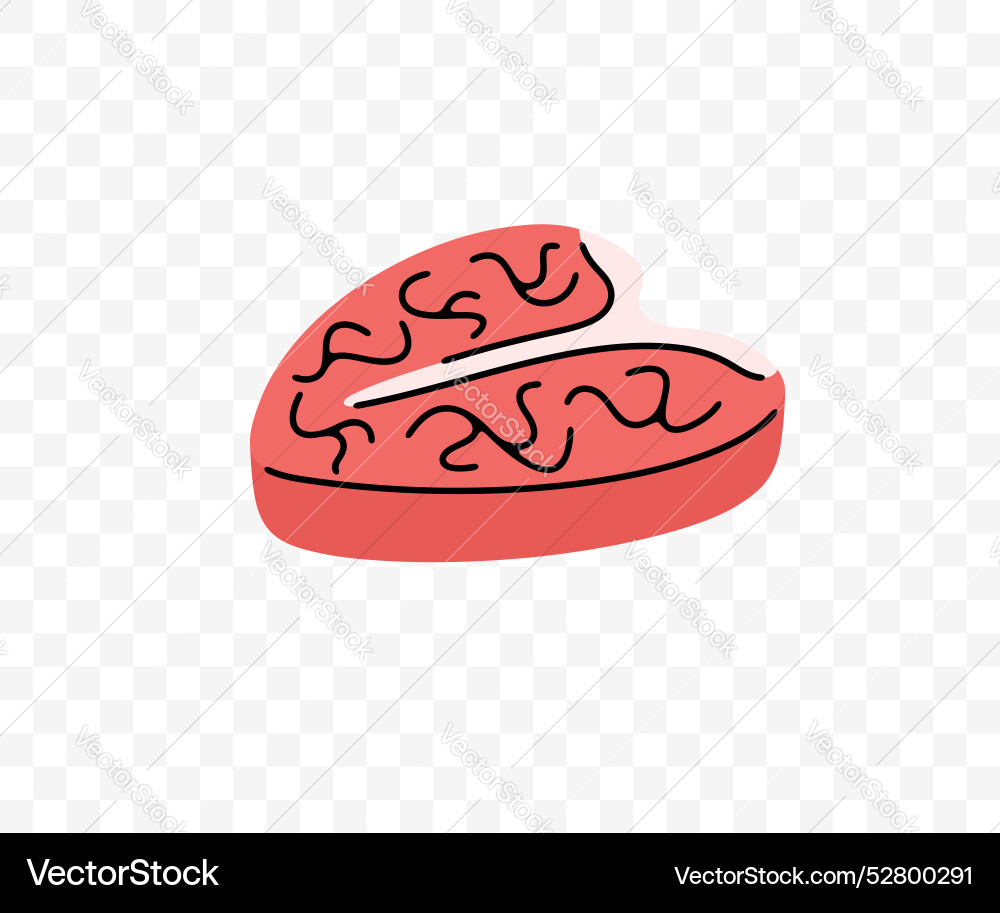 Steak steakhouse beef and pork graphic design Vector Image