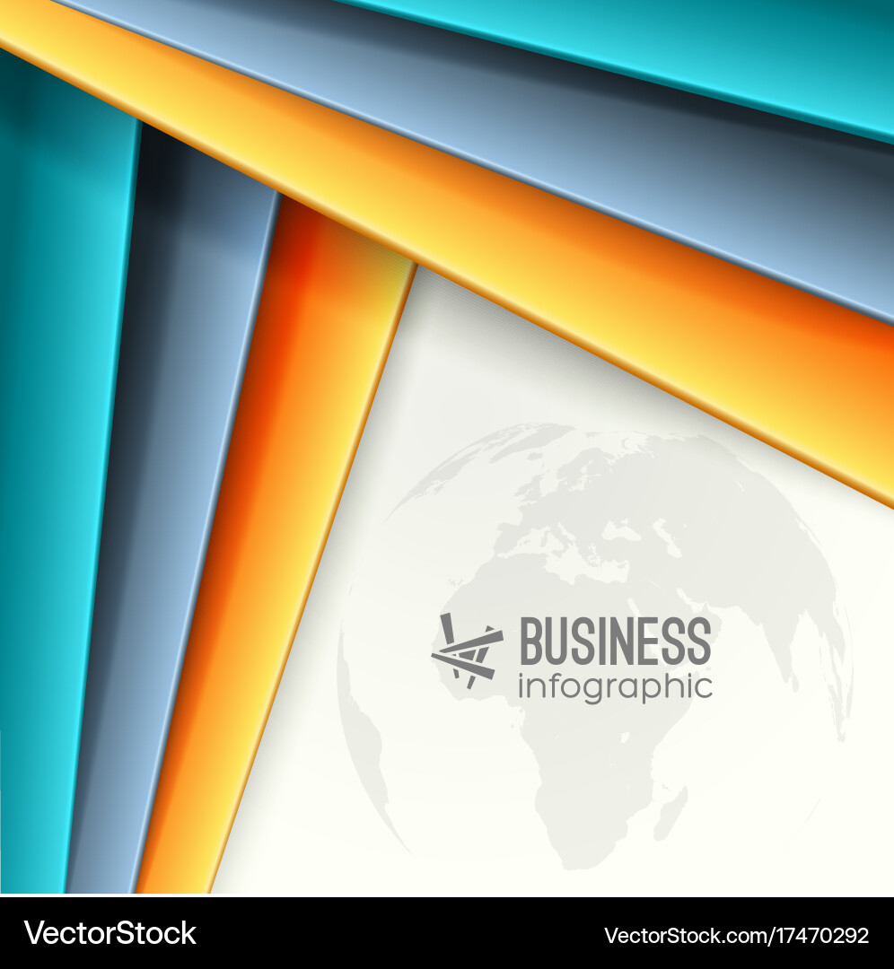 Business colorful background Royalty Free Vector Image