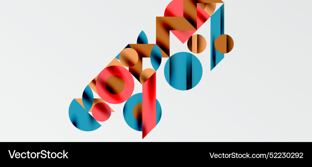 Geometric neo patterns abstract background Vector Image