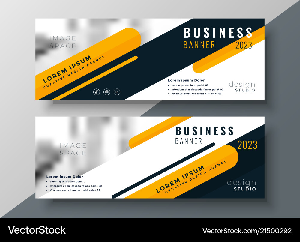 Yellow Banner Design