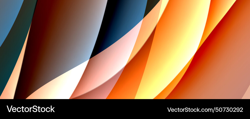 Simple fluid color gradient abstract background Vector Image