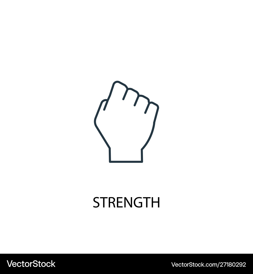 Strength Icon Vector