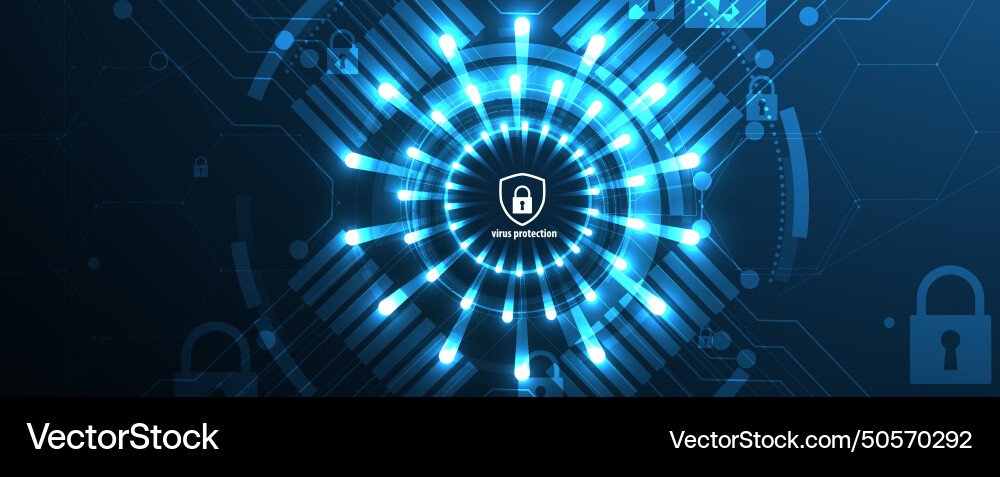 Technology network background science Royalty Free Vector