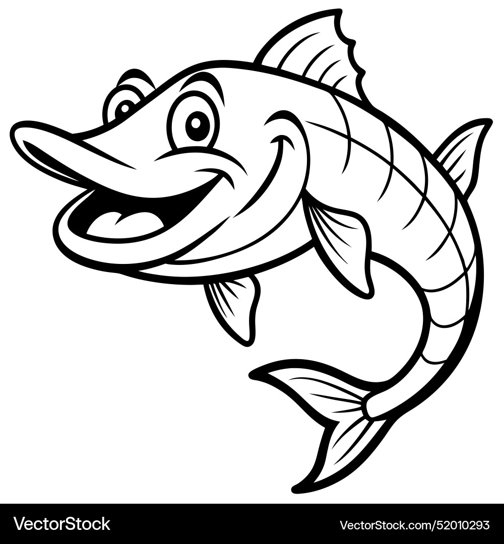 Electric catfish fish play icon Royalty Free Vector Image