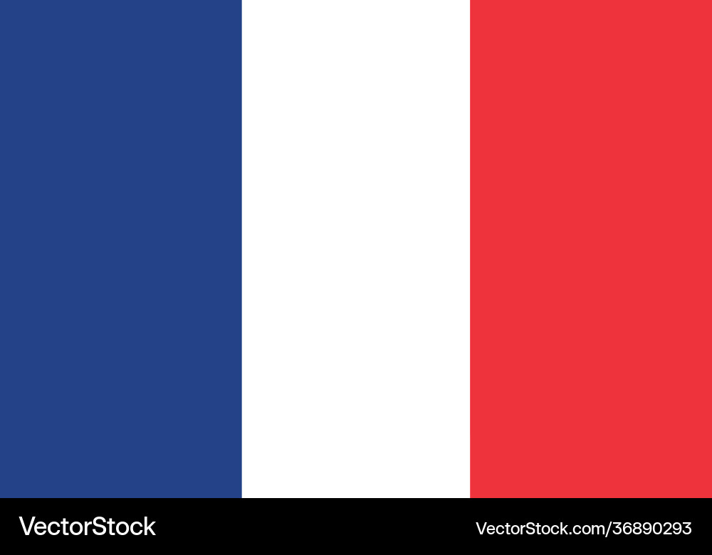 France flag Royalty Free Vector Image - VectorStock