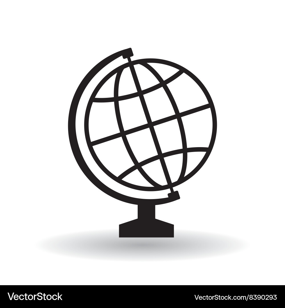 Global icon design Royalty Free Vector Image - VectorStock