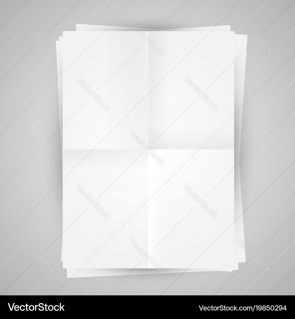 Blank papers Royalty Free Vector Image - VectorStock