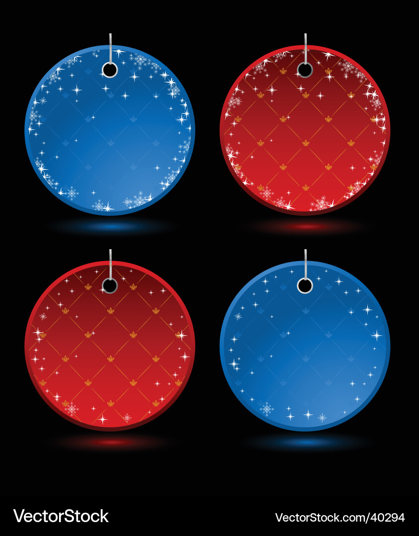 Celebration labels Royalty Free Vector Image - VectorStock