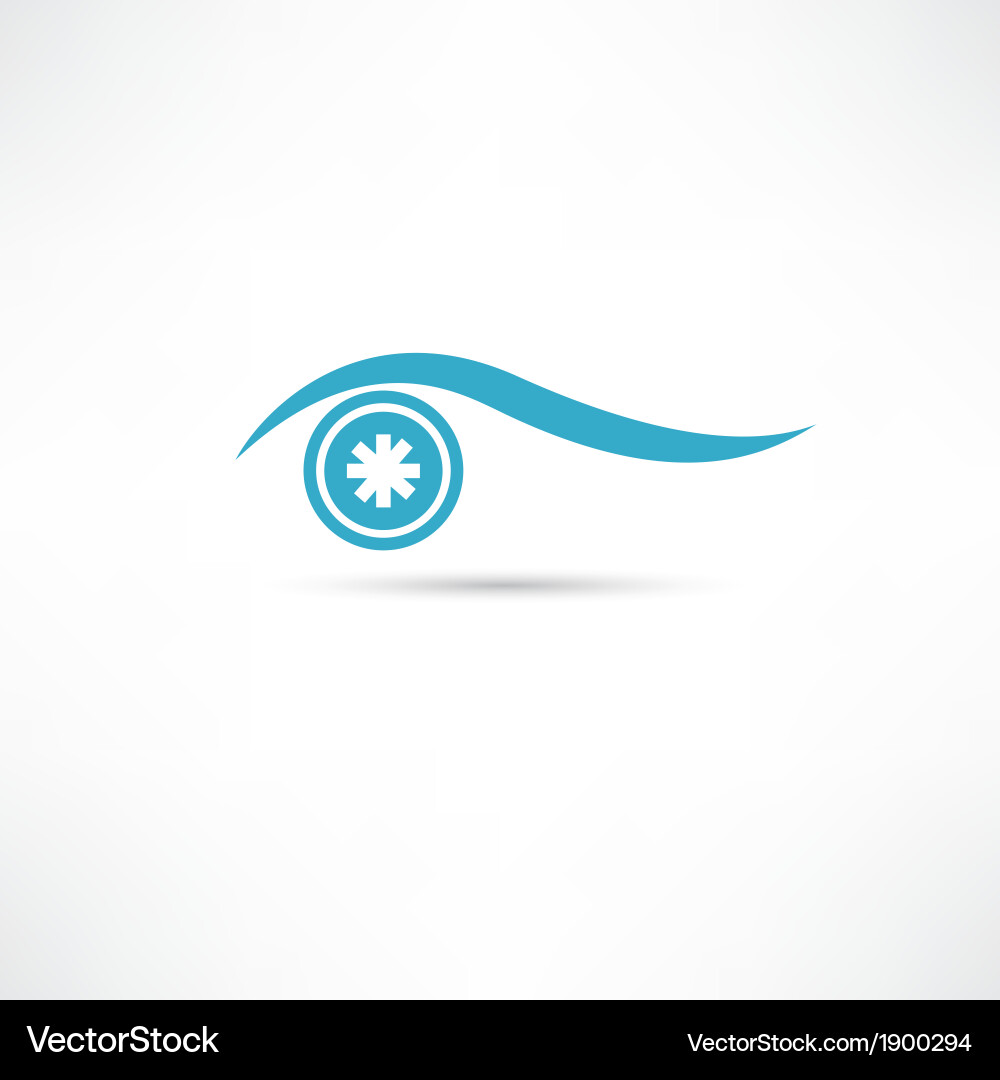 Eye Icon - Vision Symbol Royalty Free Vector Image