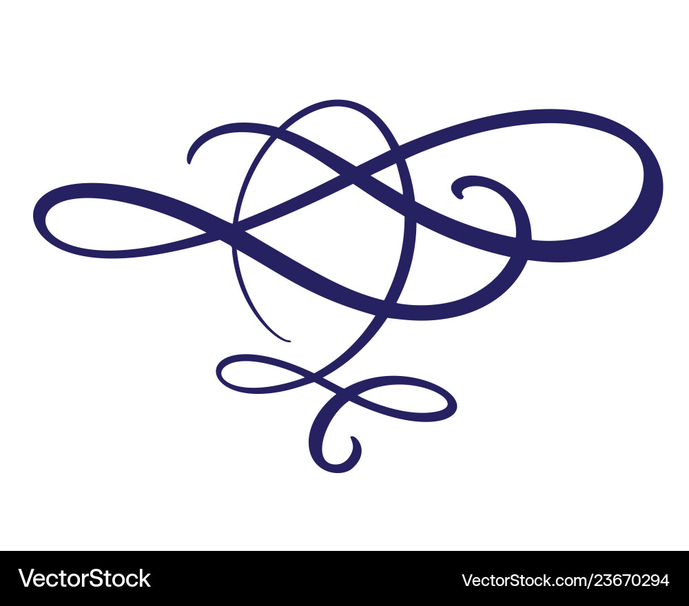 Vintage line elegant dividers Royalty Free Vector Image