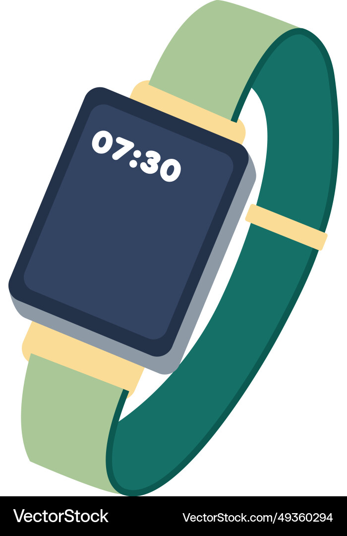 Wrist digital watch icon Royalty Free Vector Image
