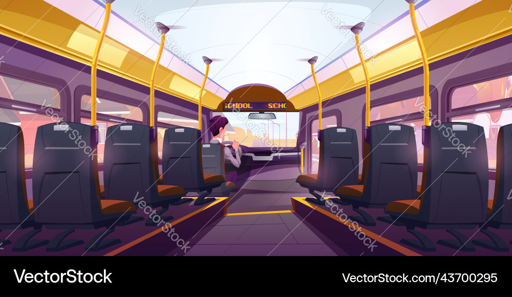 School Bus Inside Drawing